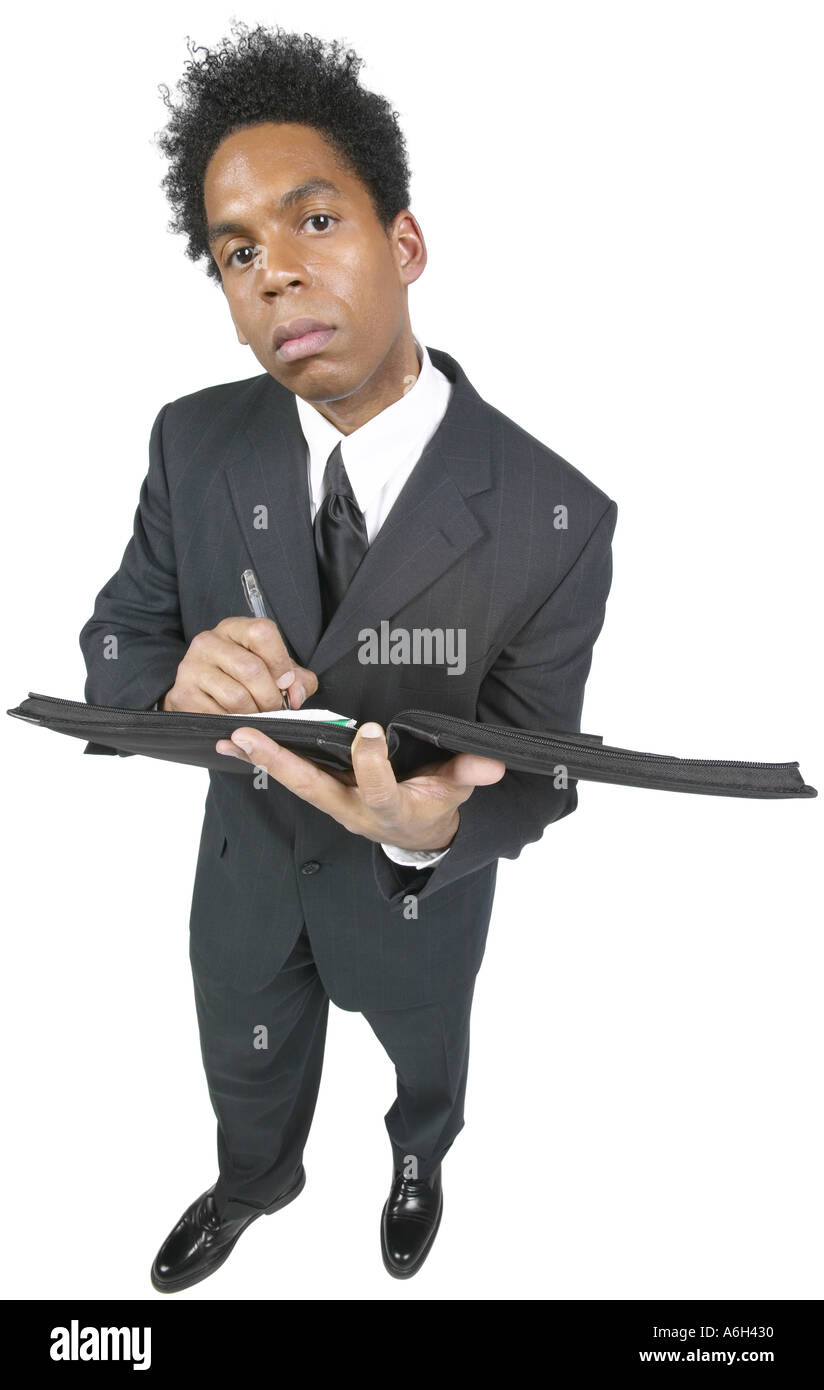 Business man with a book Stock Photo - Alamy