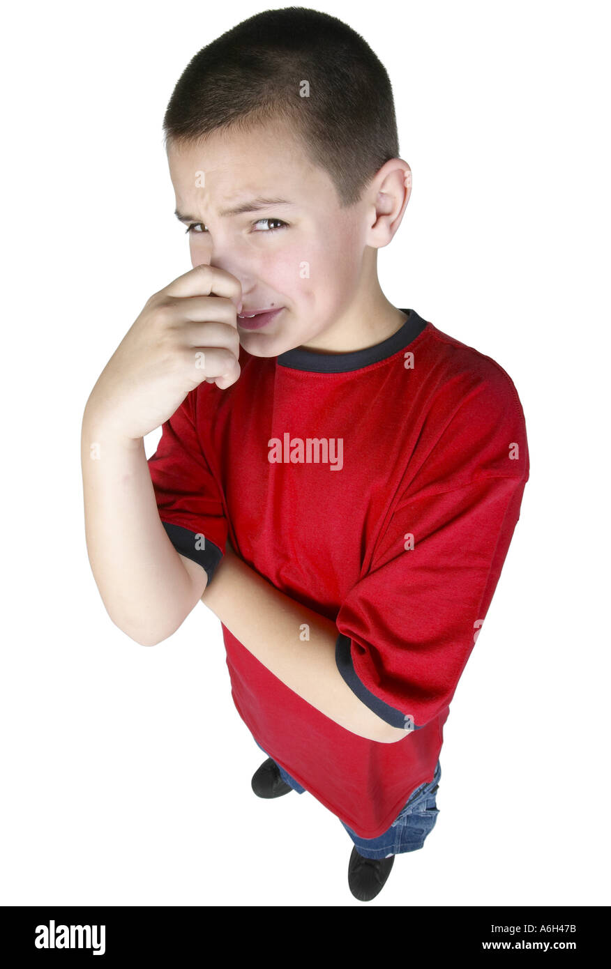 Kid boy stink hi-res stock photography and images - Alamy