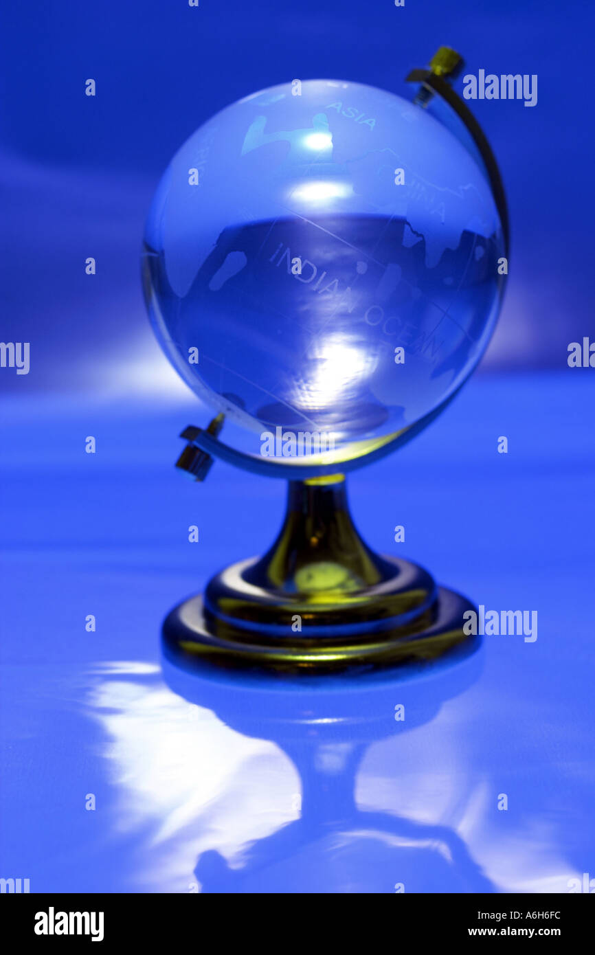 Marble globe Stock Photo - Alamy