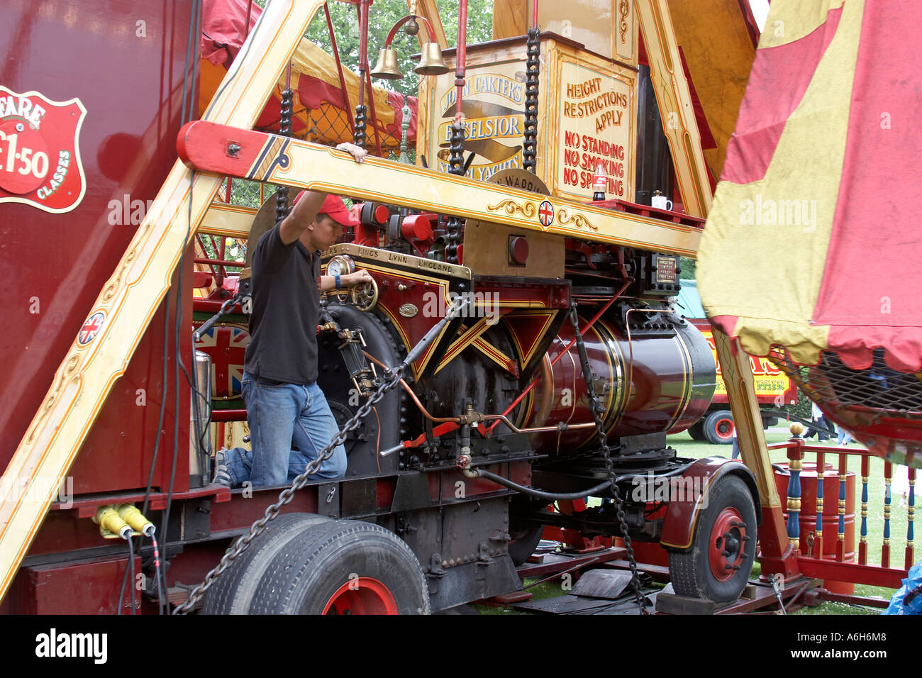 Carter s Steam Fair steam engine Stock Photo - Alamy
