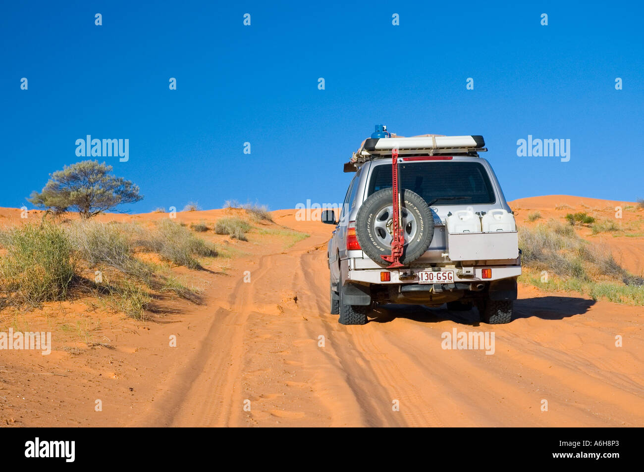 Edge of the Simpson Desert Stock Photo - Alamy