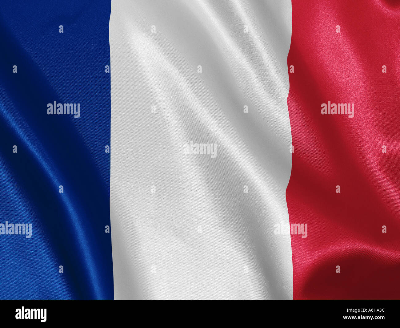 Flag of French Republic Stock Photo - Alamy