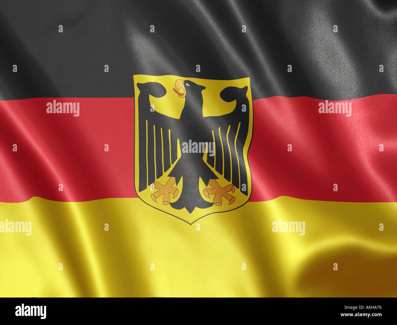 Flag of Federal Republic of Germany Stock Photo - Alamy