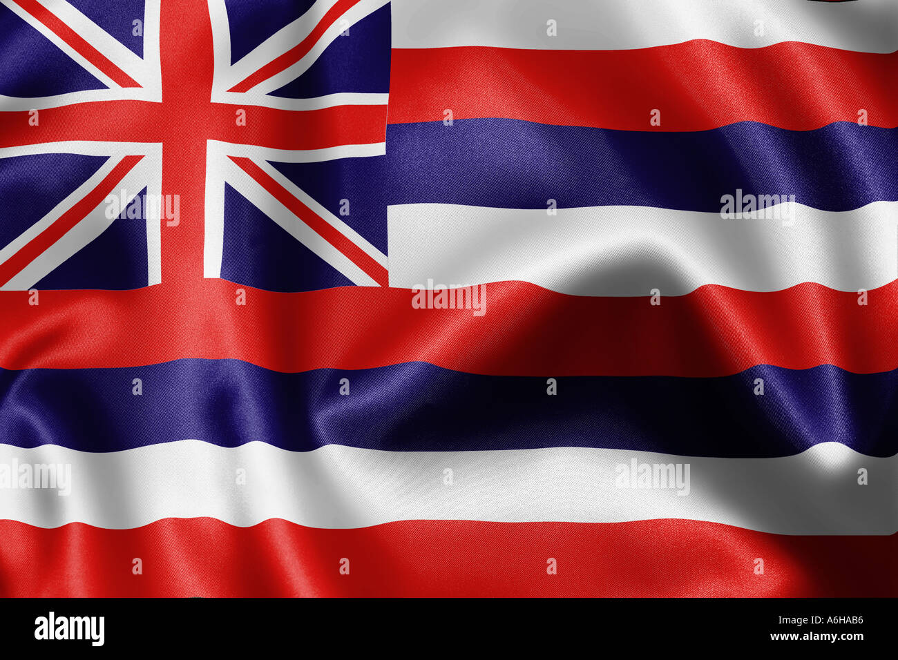 Flag of hawaii Stock Photo - Alamy