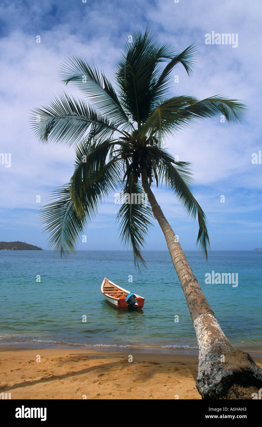 Venezuela , Sucre , National park Mochima , Playa Colorada Stock Photo ...
