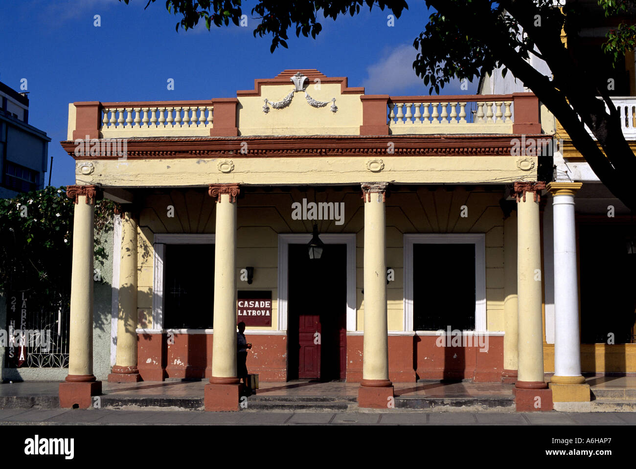 Cuba Oriente Holguin Parque Calixto Garcia Casa de la Trova Stock Photo ...