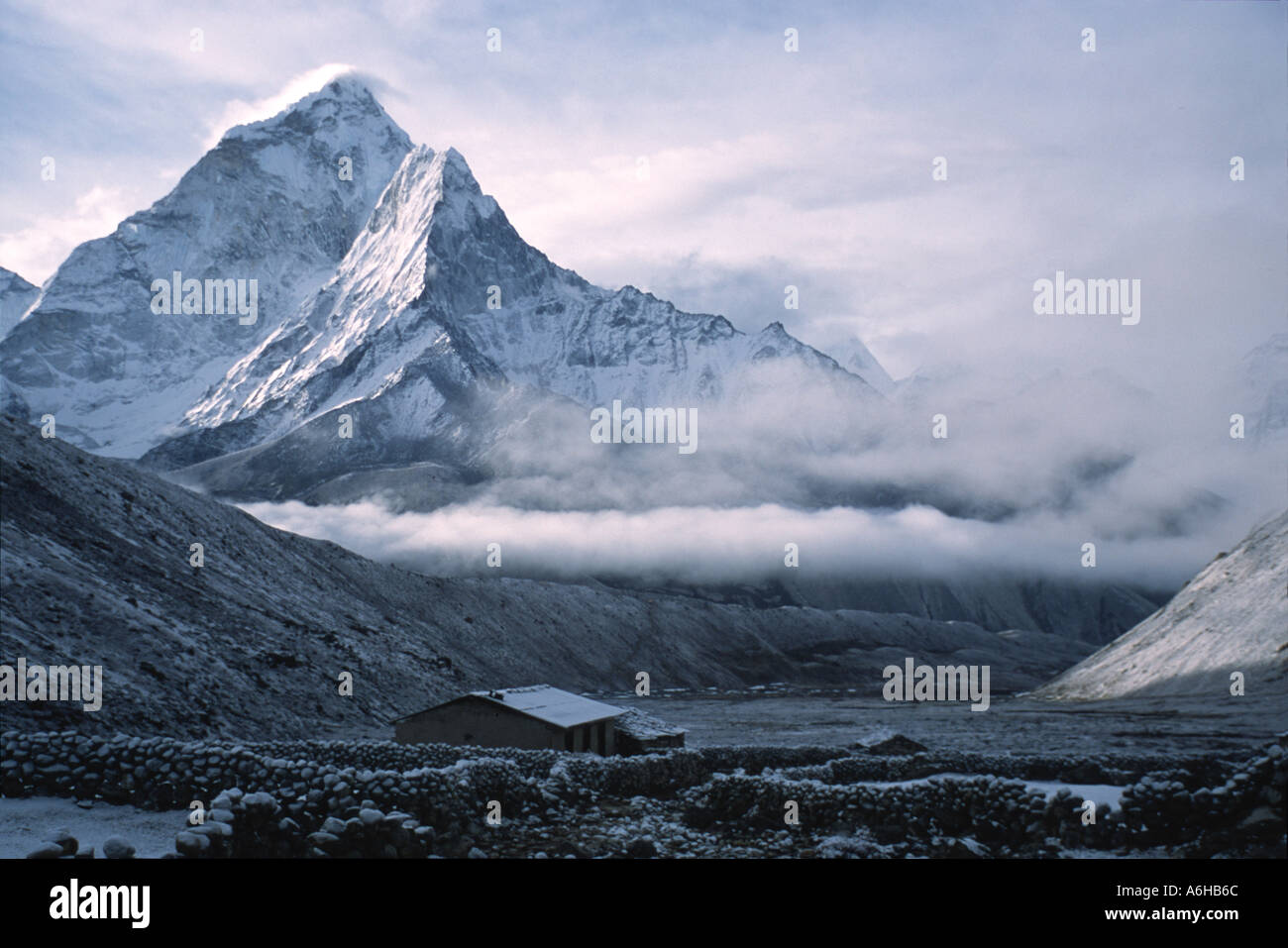 North side of Ama Dablam Nepal Stock Photo - Alamy