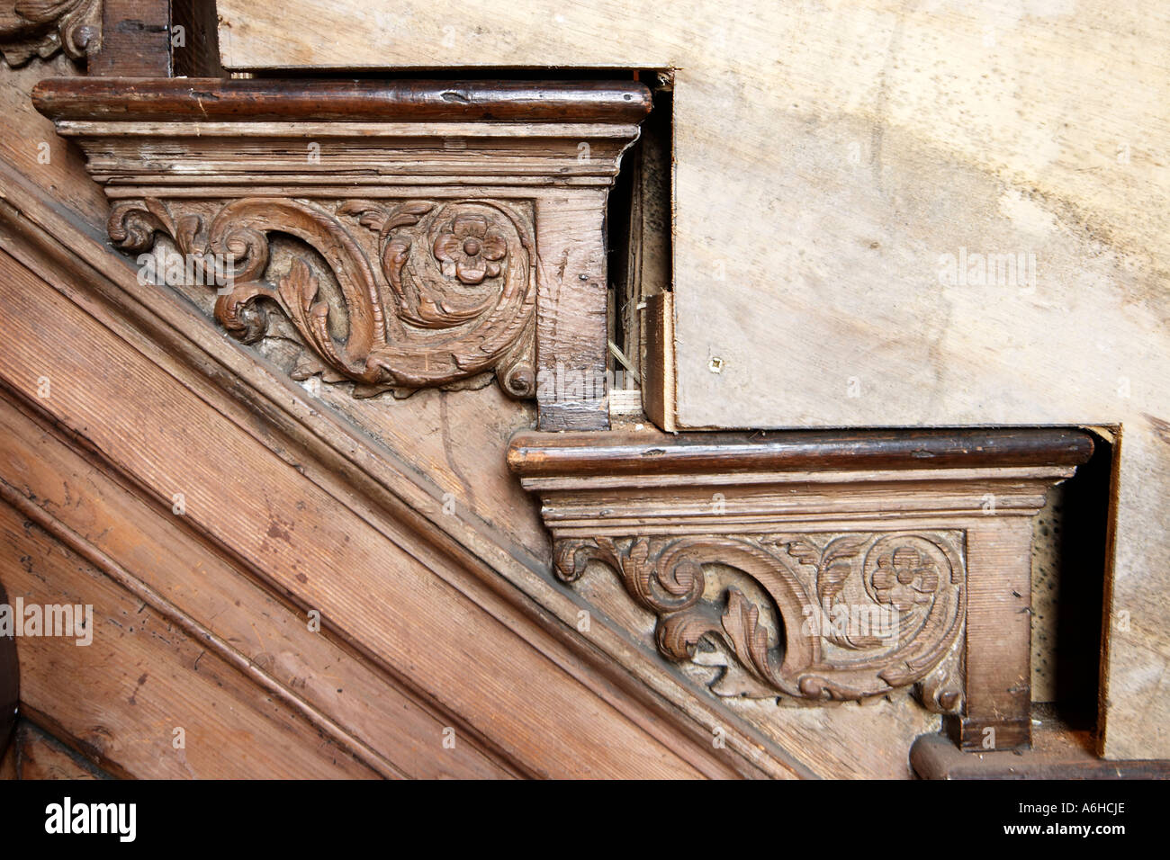 15 Cheyne Walk former home of Thomas More interior staircase detail ...