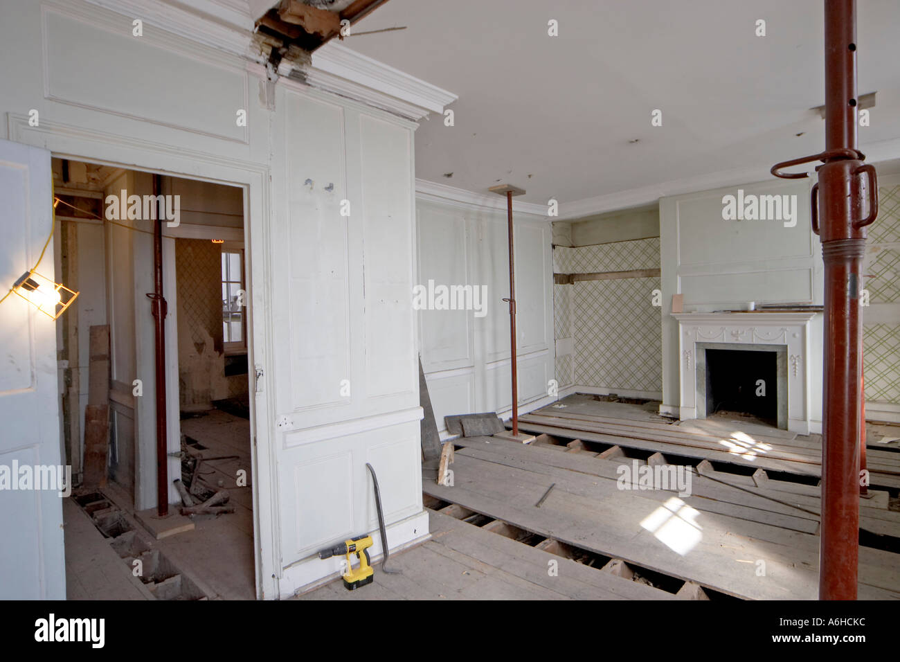 15 Cheyne Walk interior former home of Thomas More during restoration ...