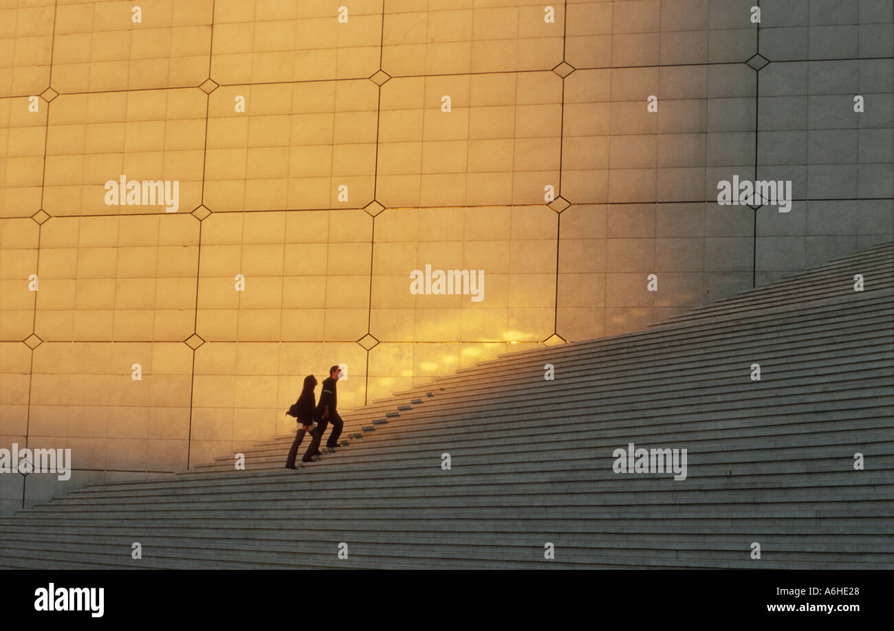 People Climbing Stairway Stock Photo - Alamy