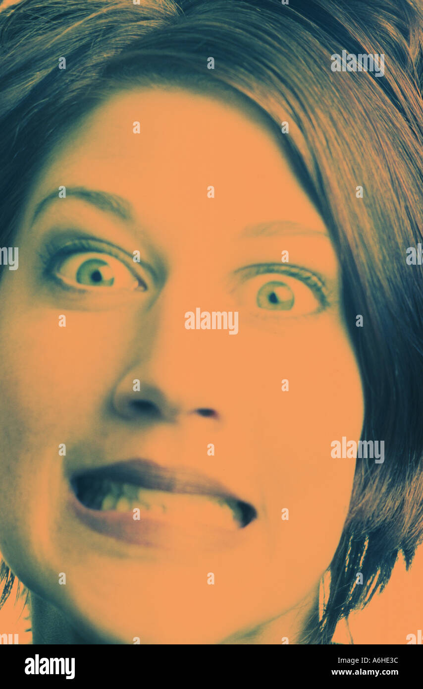 Exaggerated facial expression hi-res stock photography and images - Alamy