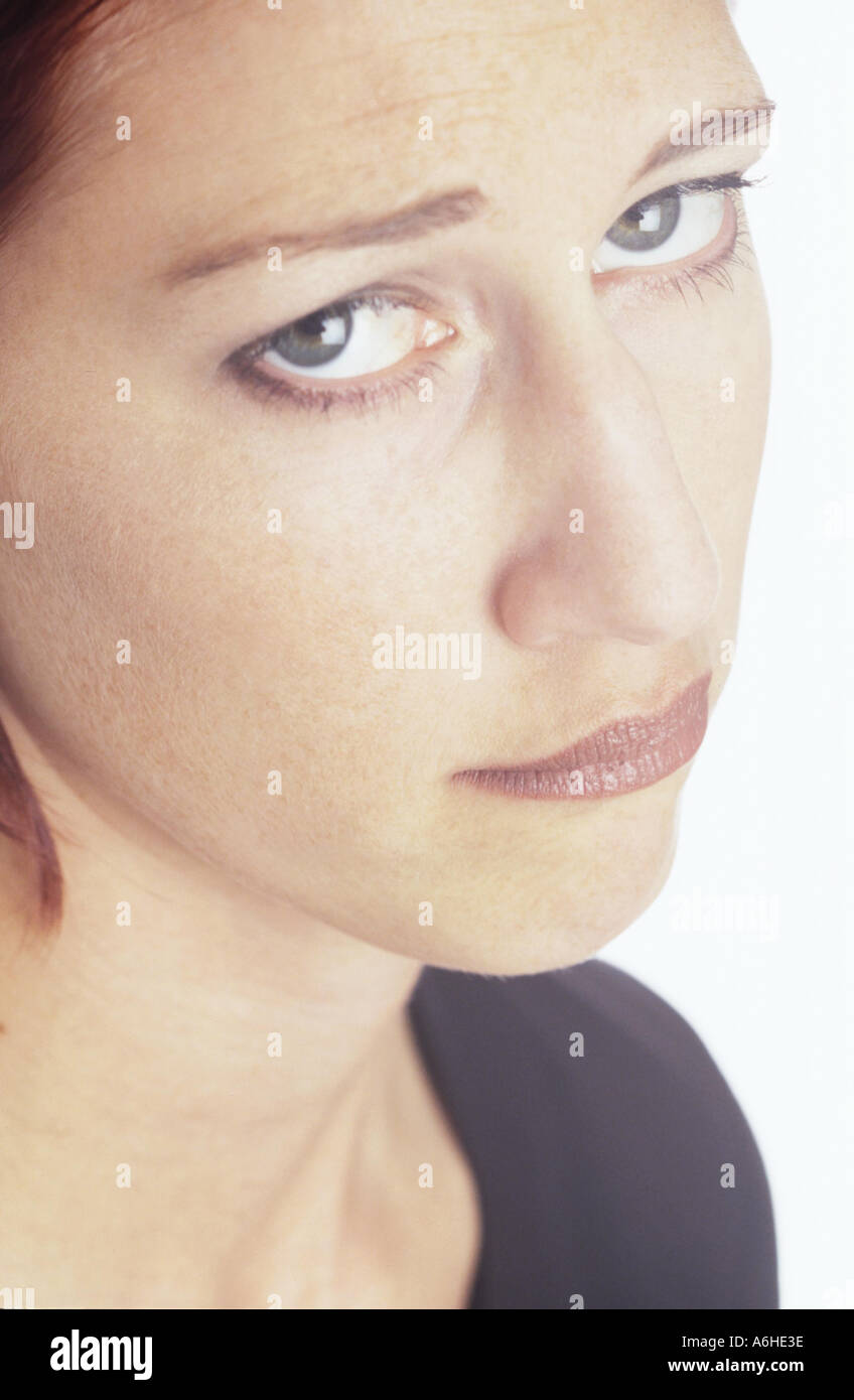 Ashamed woman hi-res stock photography and images - Alamy