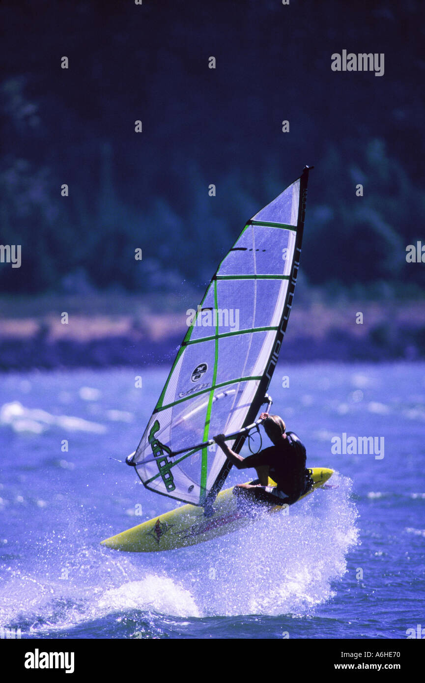 Windsurfing the columbia river gorge hi-res stock photography and ...