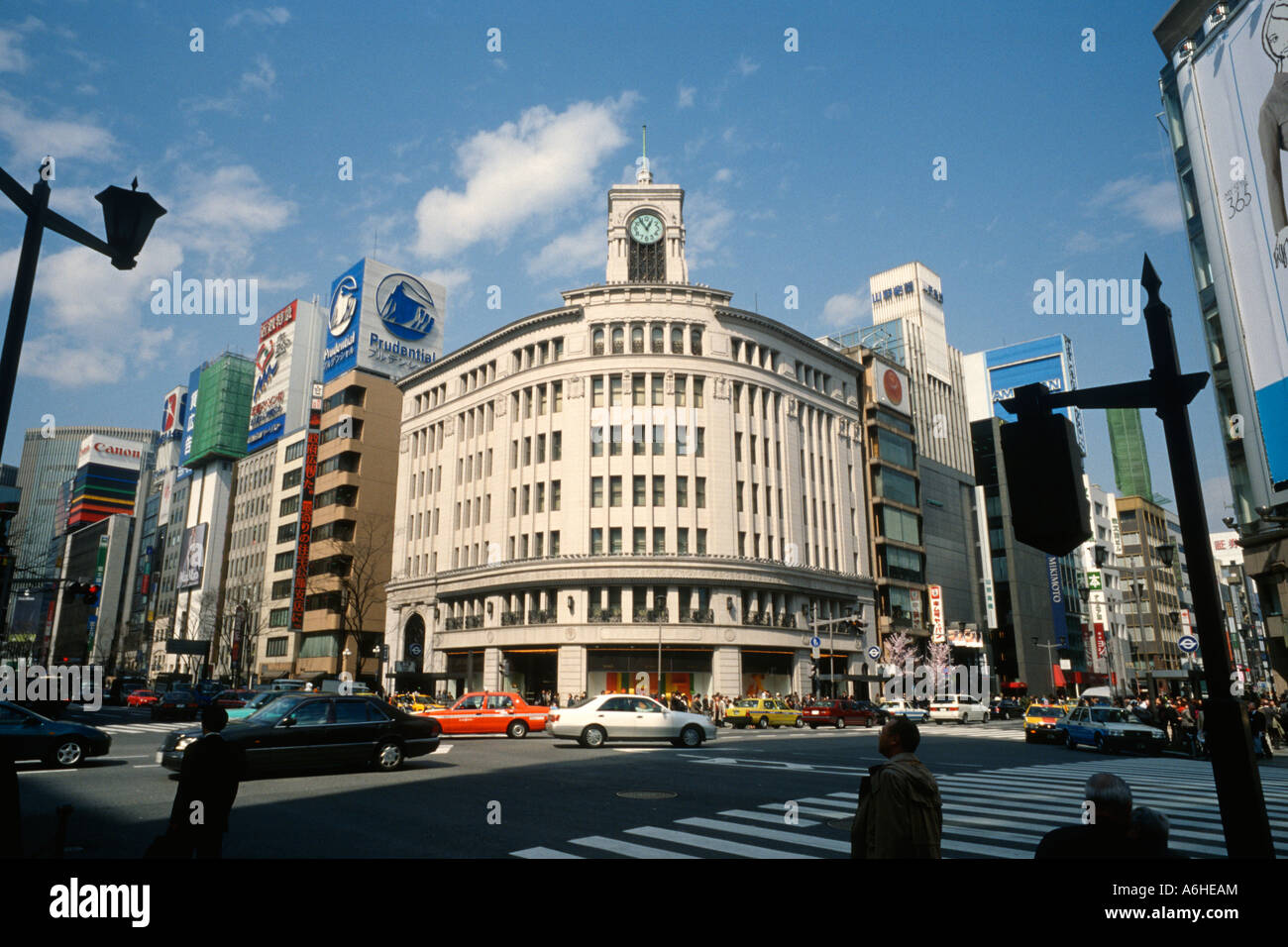 Tokyo Japan Wako department store in Ginza Stock Photo - Alamy