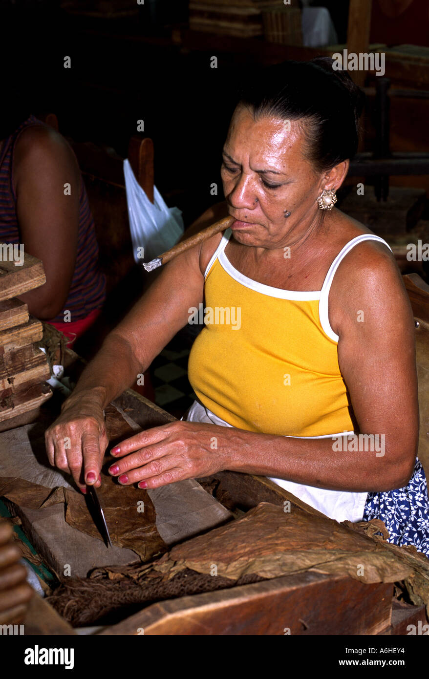 Cuba Oriente Santiago Cesar Escalante Tobacco Factory Stock Photo - Alamy