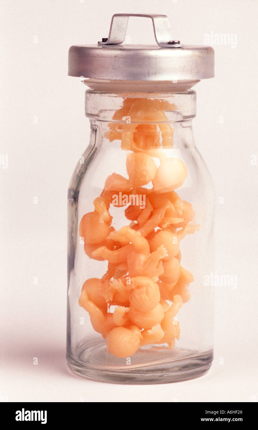 Jar Of Babies Stock Photo - Alamy