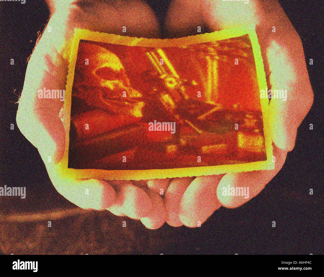 Hands Holding Photograph Stock Photo - Alamy