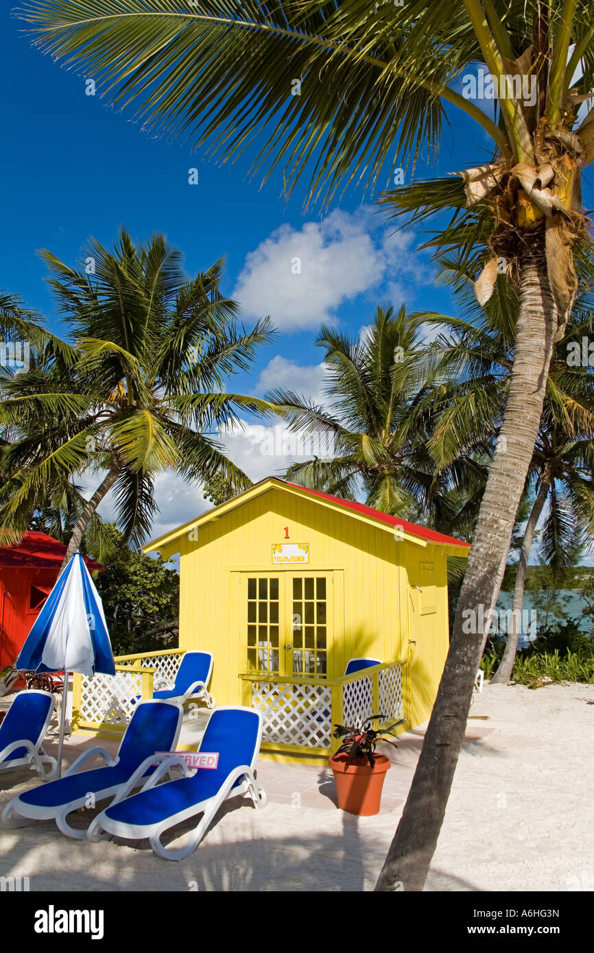 Beach Cabana Princess Cays Eleuthera Island Bahamas Greater Antilles ...