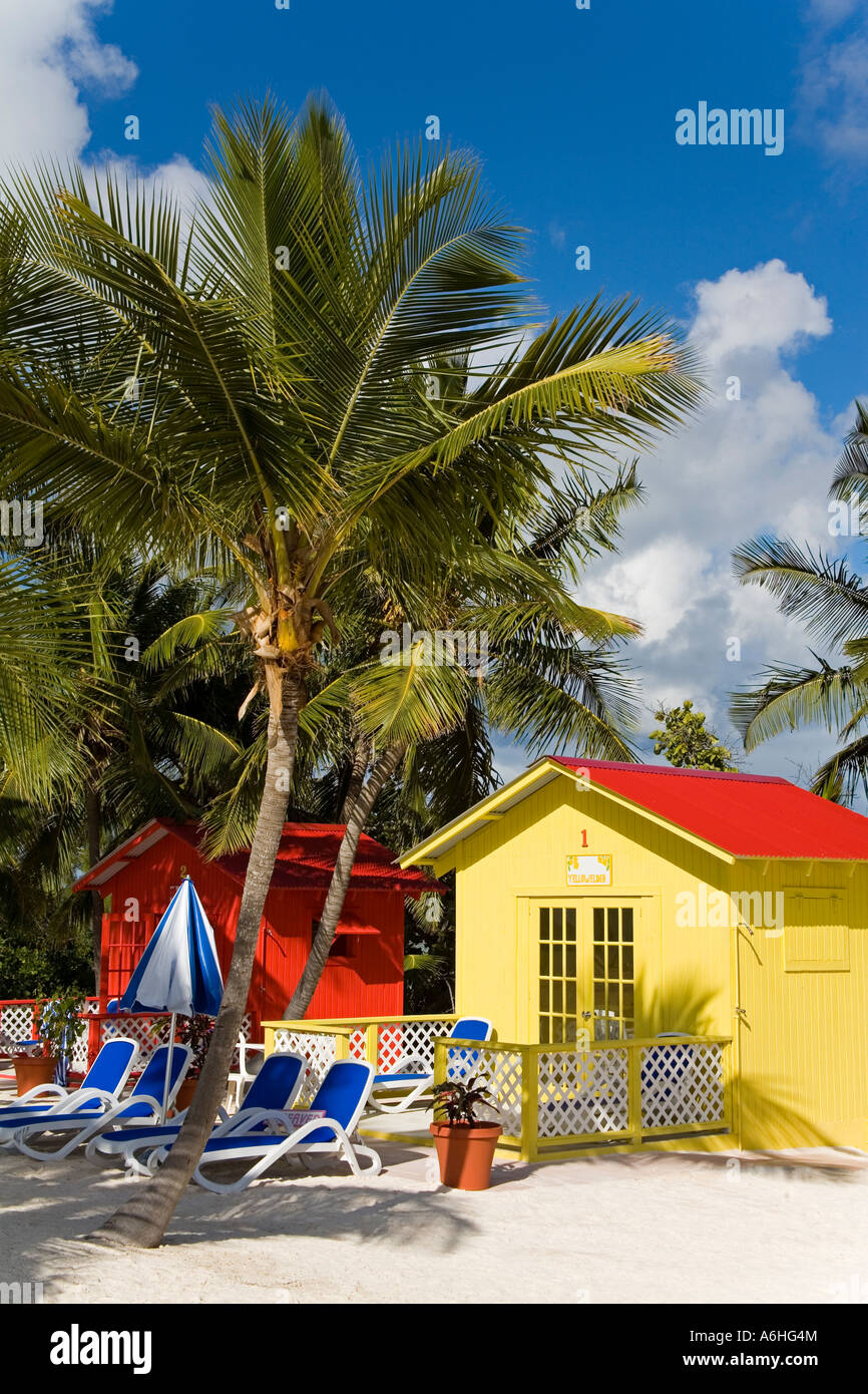 Beach Cabana Princess Cays Eleuthera Island Bahamas Greater Antilles ...