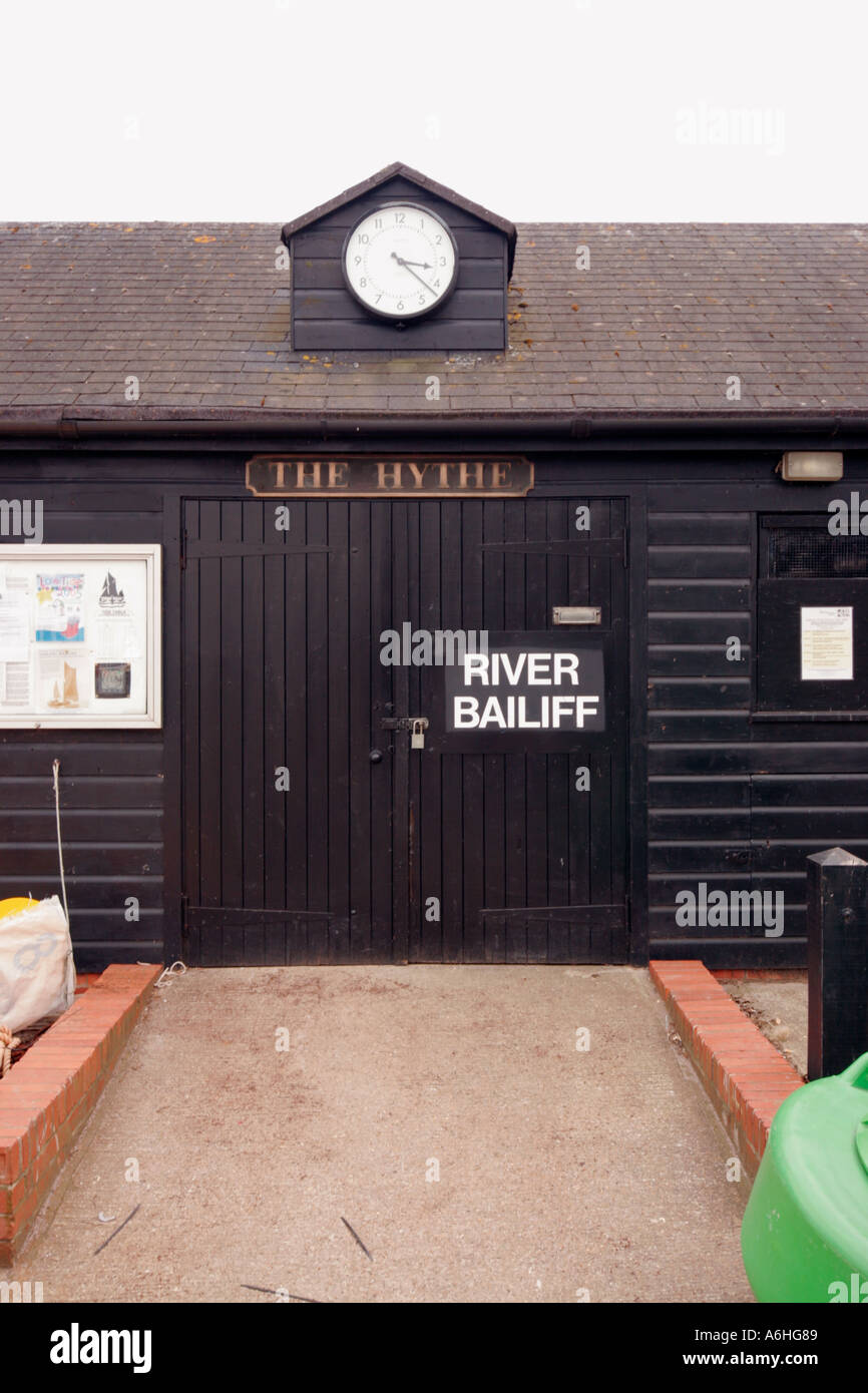 Maldon Waterfront Hythe quay Essex England UK River Balif office ...