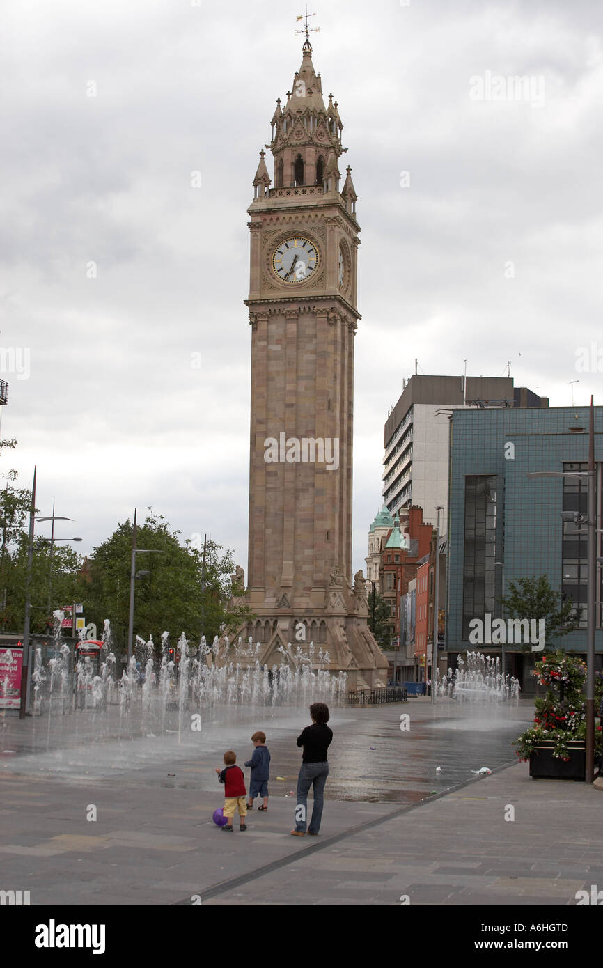 Leaning Albert clock tower Belfast Northern Ireland UK Historic ...