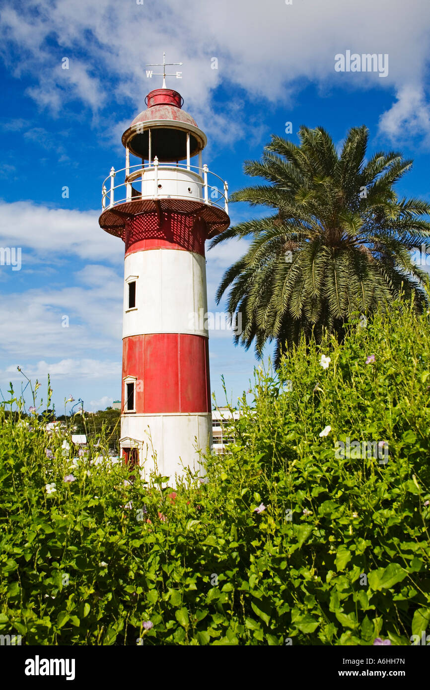 Old Lighthouse Deep Water Harbour St Johns City Antigua Island Antigua ...