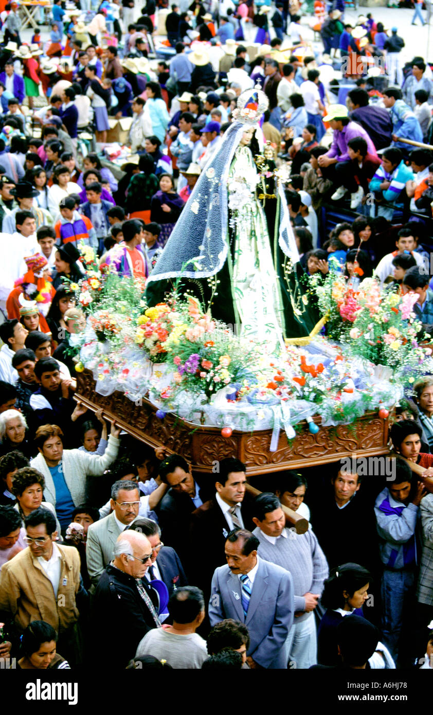 Religious procession.Huamachuco festival.Peru Stock Photo - Alamy