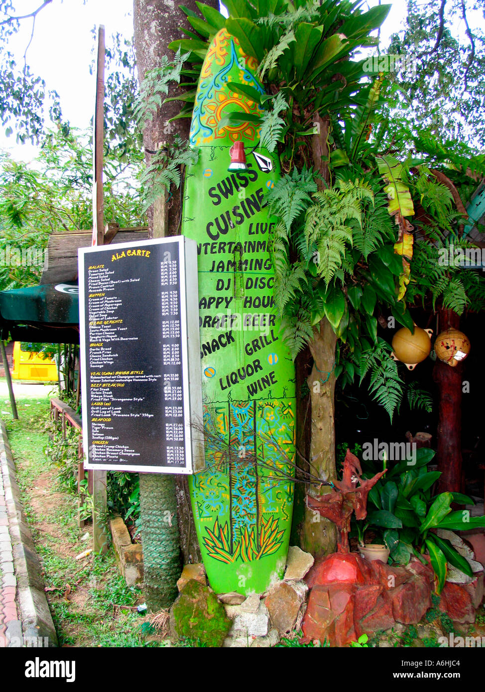 Surfboard Restaurant And Bar Sign Cherating Malaysia Stock Photo Alamy surfboard-restaurant-and-bar-sign-cherating-malaysia-stock-photo-alamy