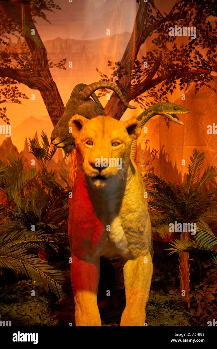 Mythical Greek beast model Stock Photo - Alamy