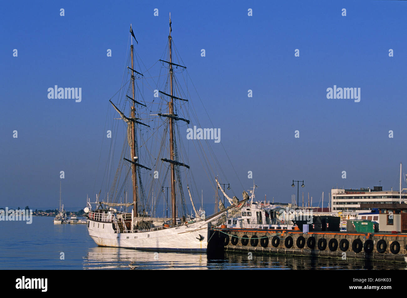 City Hall Quay Oslo Norway Stock Photo - Alamy