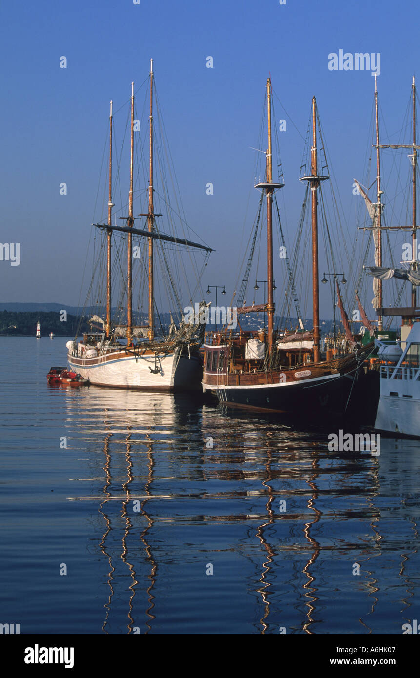 City Hall Quay Oslo Norway Stock Photo - Alamy