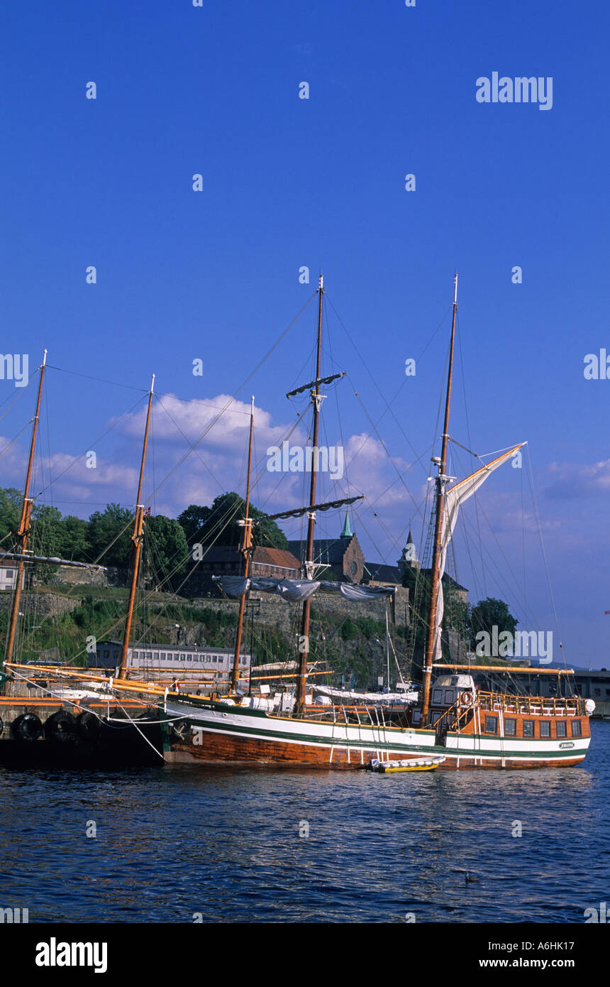 City Hall Quay Oslo Norway Stock Photo - Alamy
