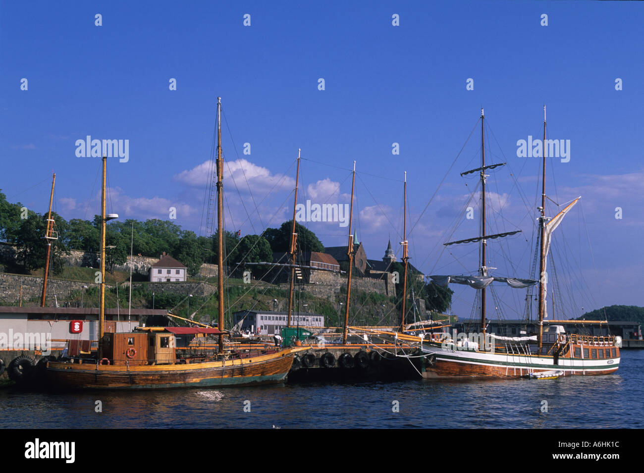 City Hall Quay Oslo Norway Stock Photo - Alamy