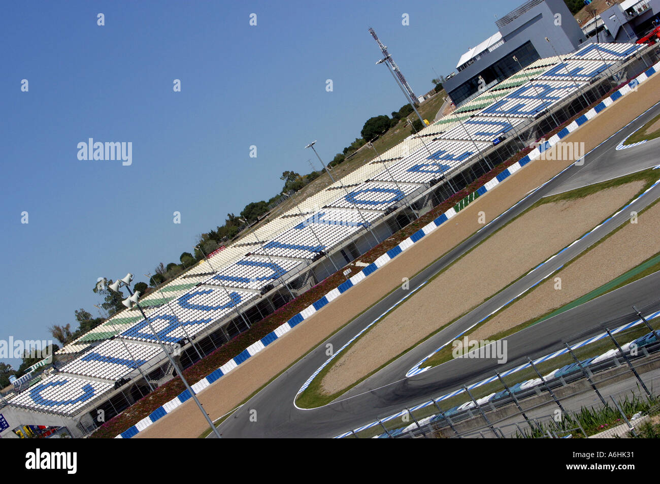 circuit de jerez in spain espania race track Stock Photo - Alamy