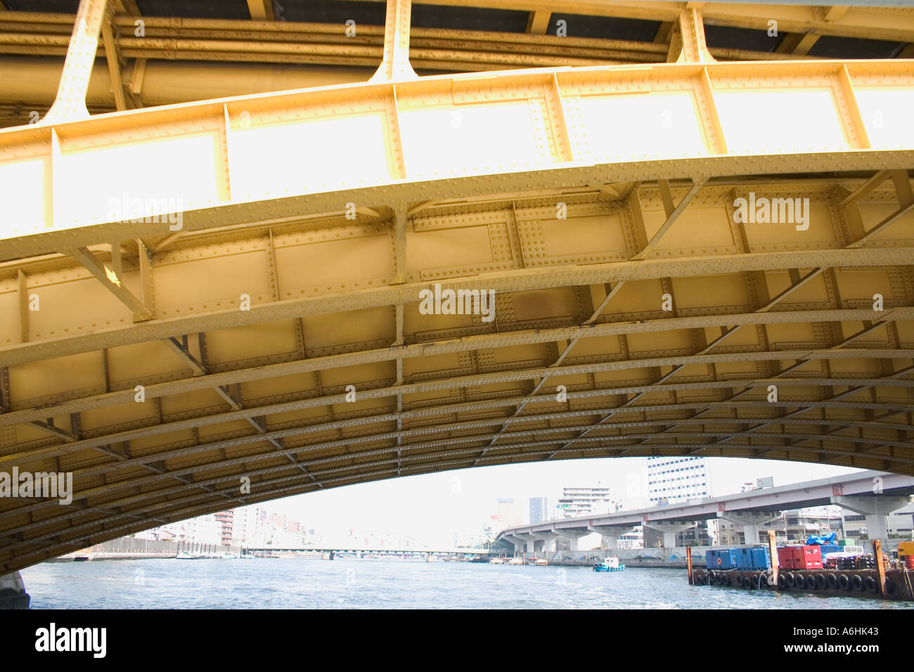 Bridge part over Odabai river, Japan Stock Photo - Alamy