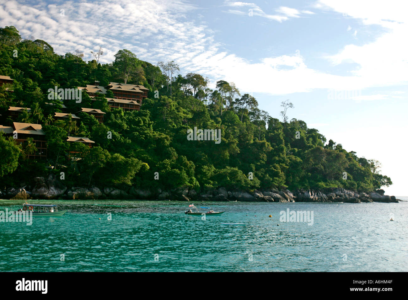 Bungalows at salang beach hi-res stock photography and images - Alamy