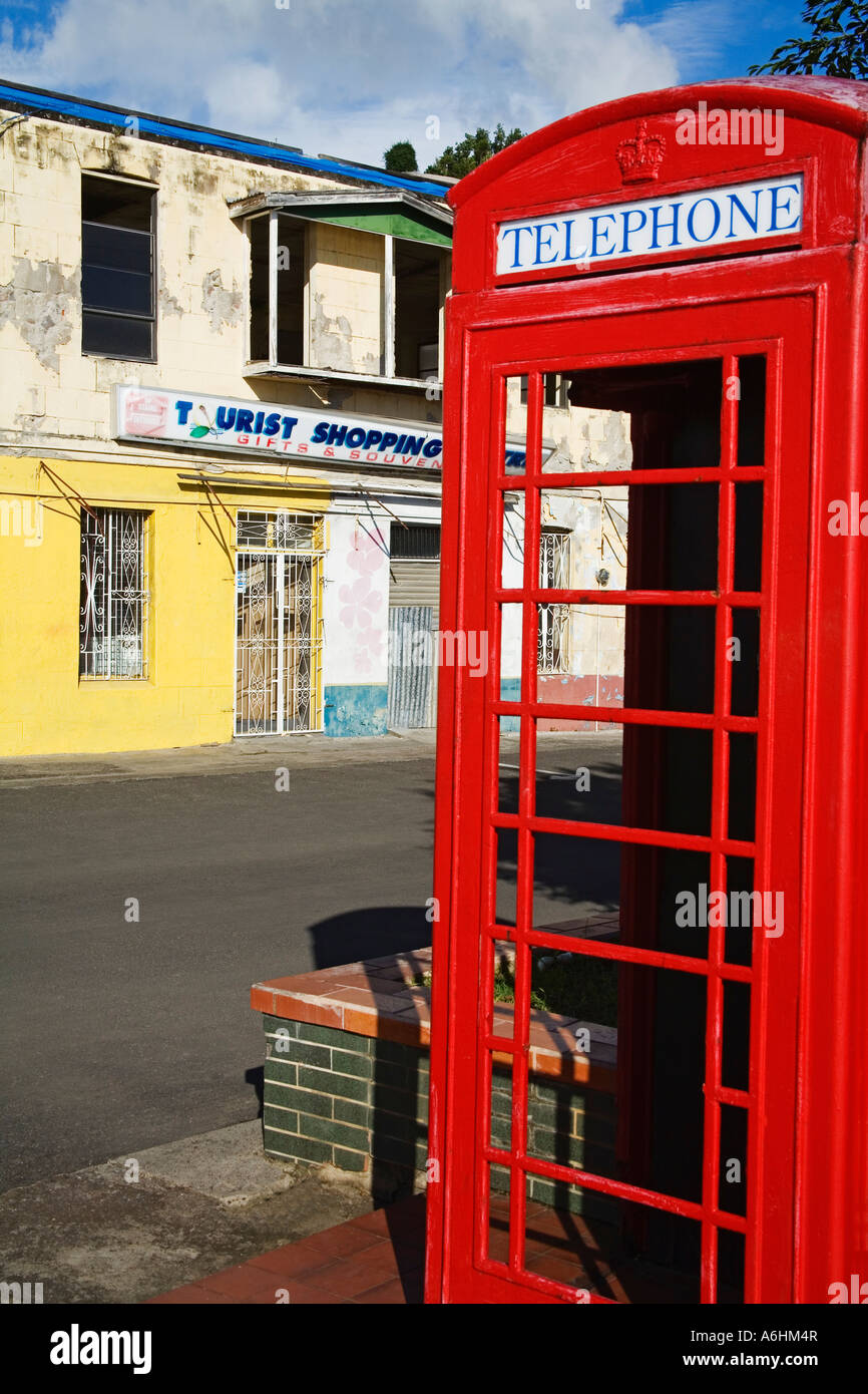 Phone Box in Carenage Harbour City of St George s Grenada Lesser ...