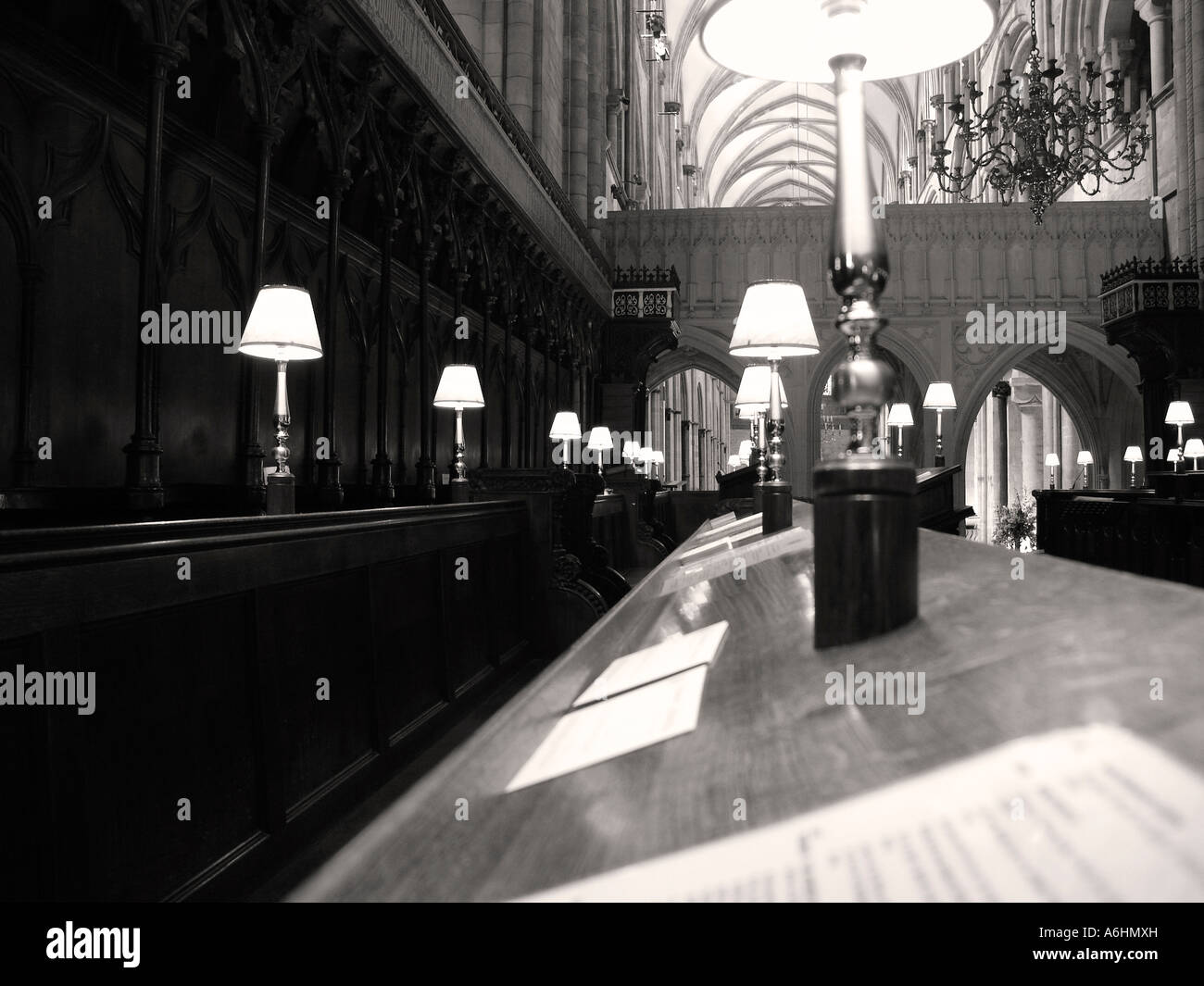 Choir section of Chichester Cathedral, England Stock Photo - Alamy