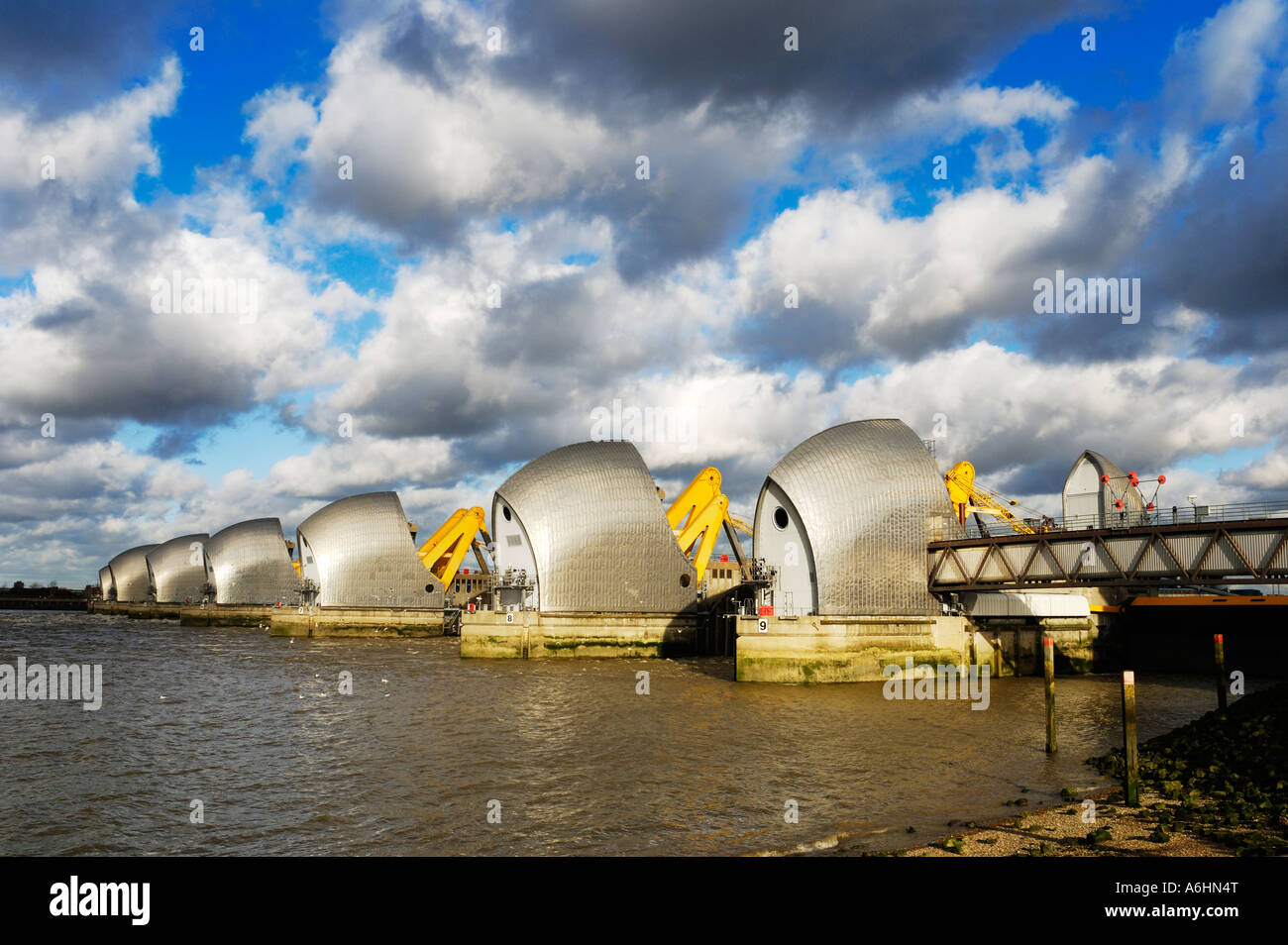 Thames Flood Barrier in Greenwich, London, England, United Kingdom ...
