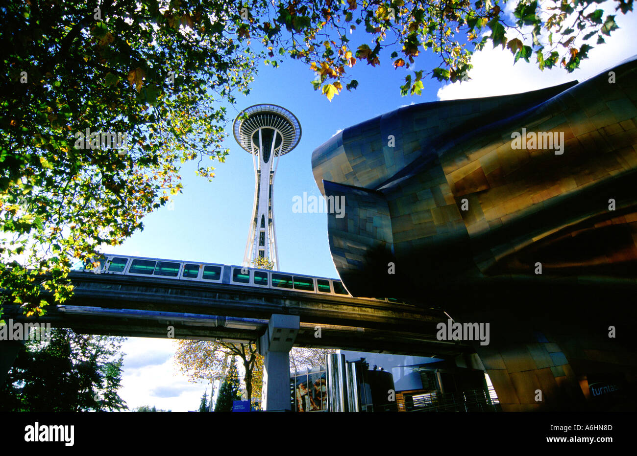 Monorail seattle high hi-res stock photography and images - Alamy