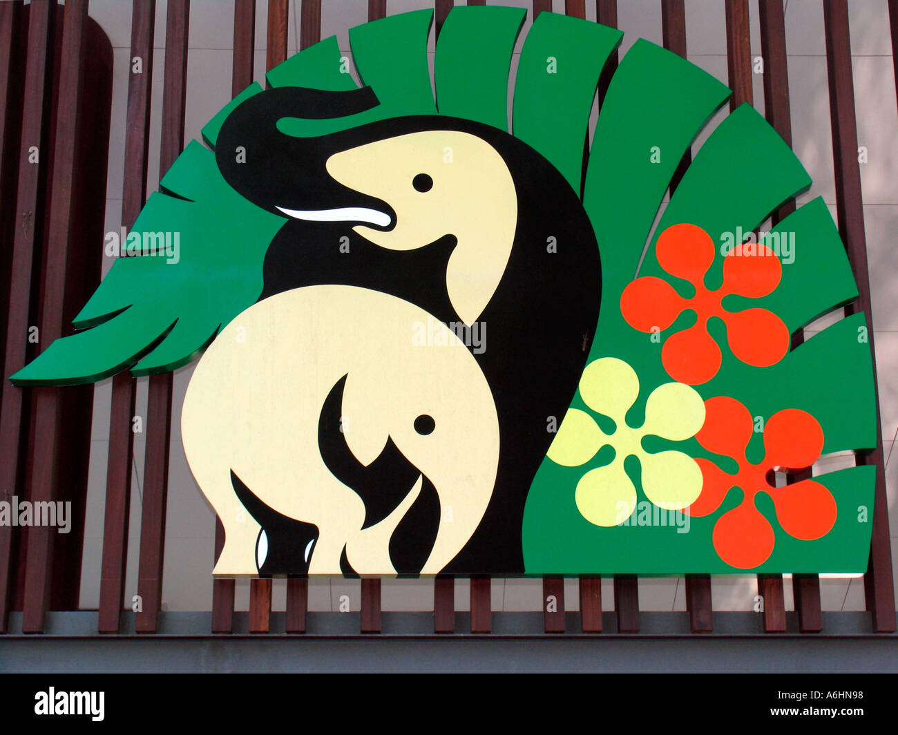 Singapore Zoo emblem Stock Photo - Alamy