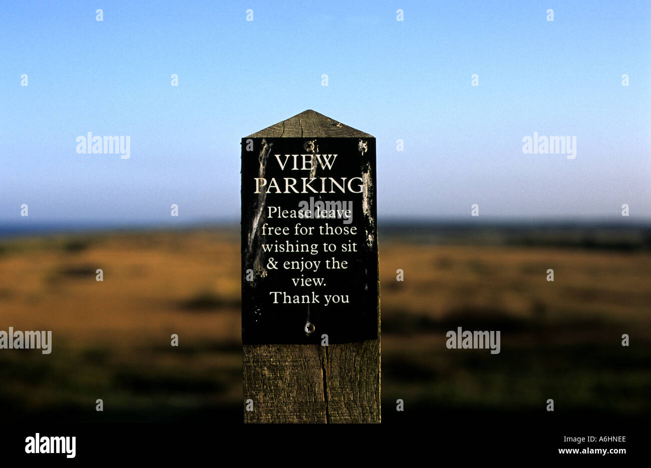 car park view point sign, Dunwich Heath, Suffolk, UK Stock Photo - Alamy
