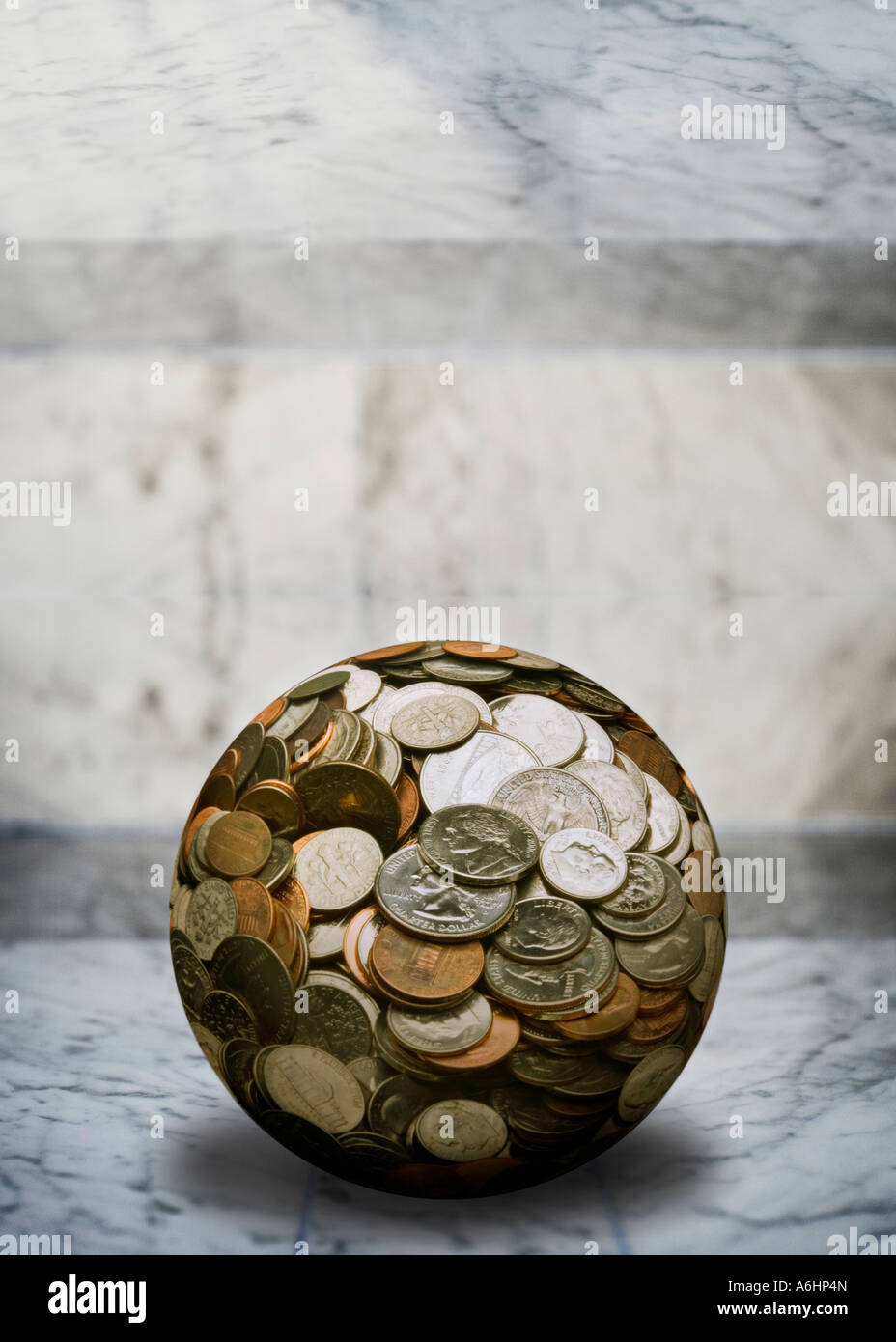 Coin Ball vert Stock Photo - Alamy