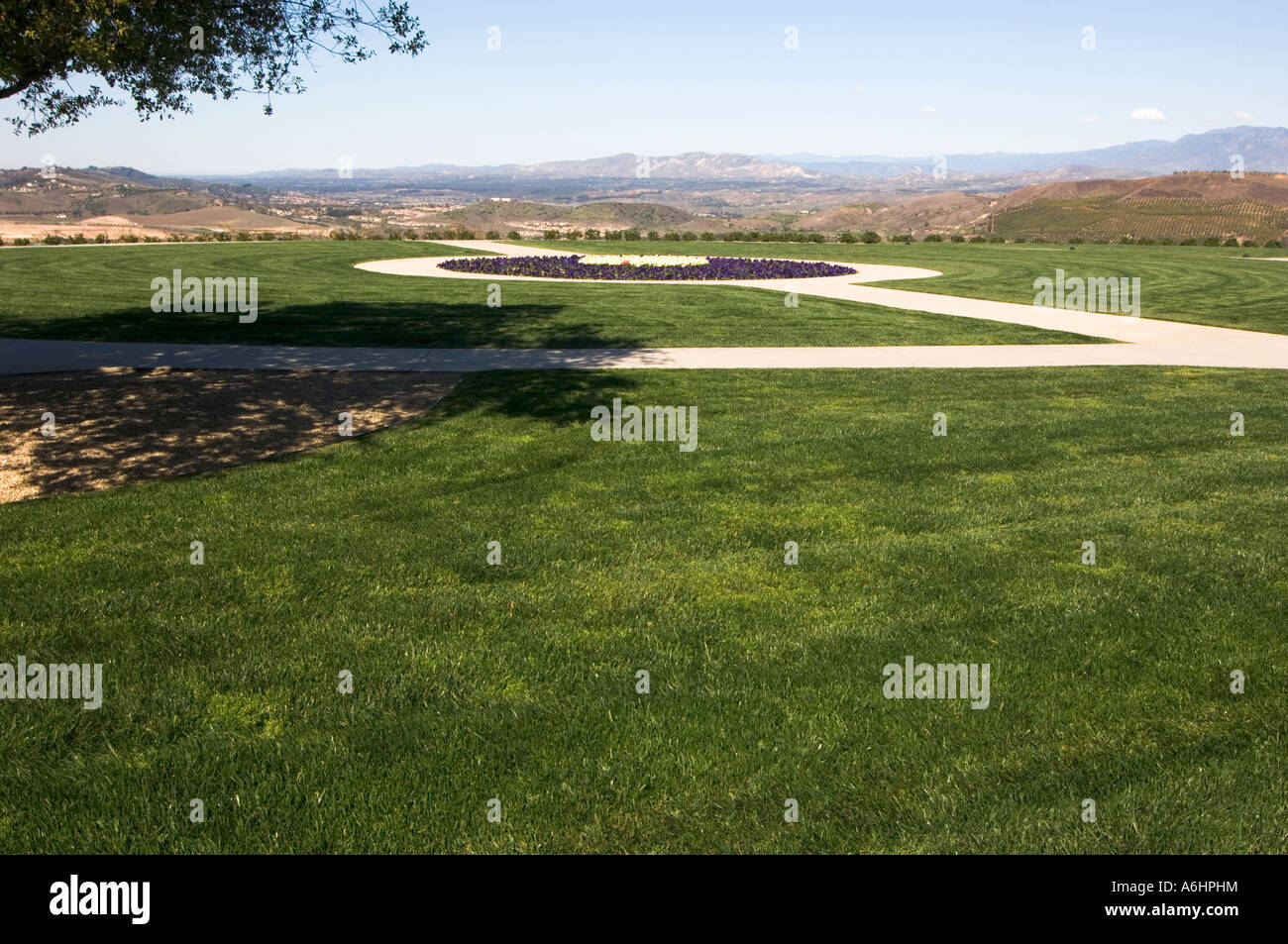 Recreation of White House Lawn at Reagan s Library in California Stock ...