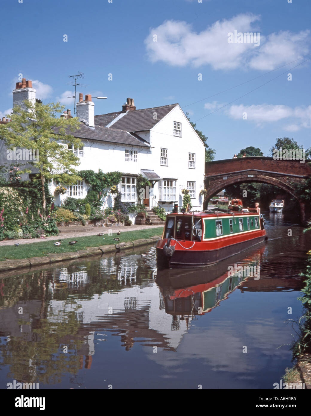 Lymm on bridgewater canal hi-res stock photography and images - Alamy
