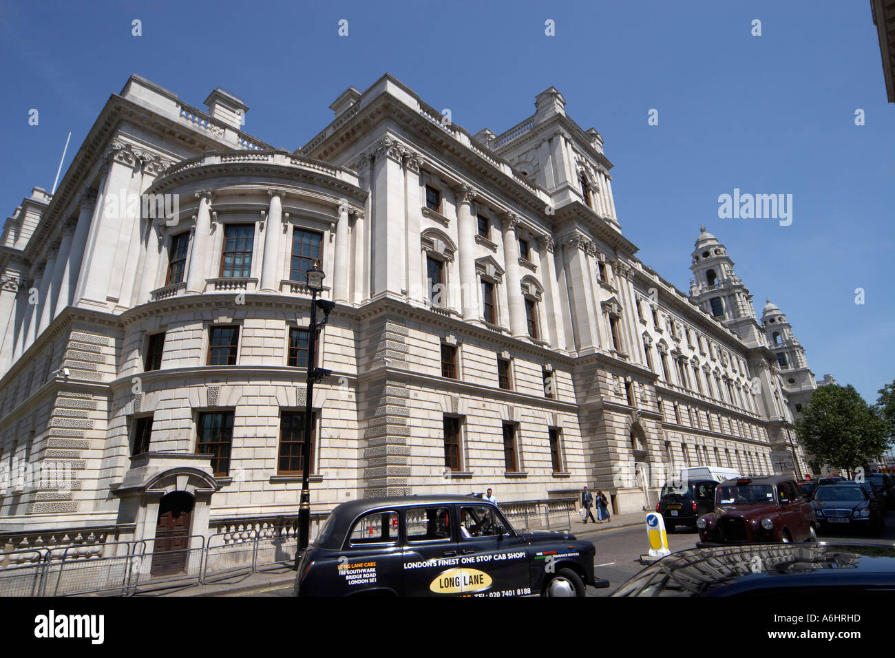 Treasury building london hi-res stock photography and images - Alamy