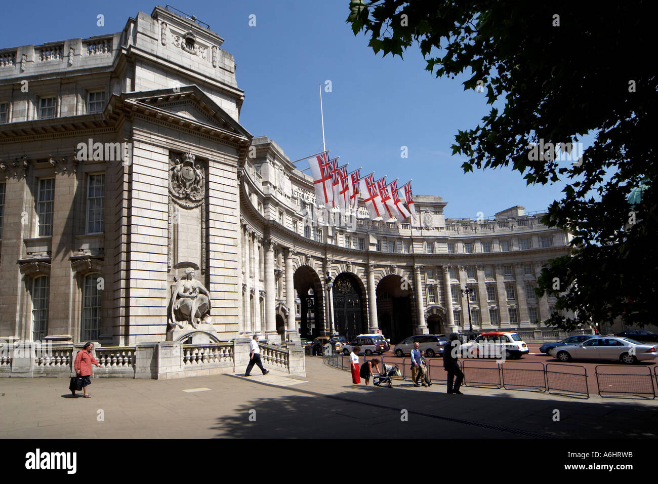 Admiralty Arch Historic landmark building London SW1 England UK Stock ...