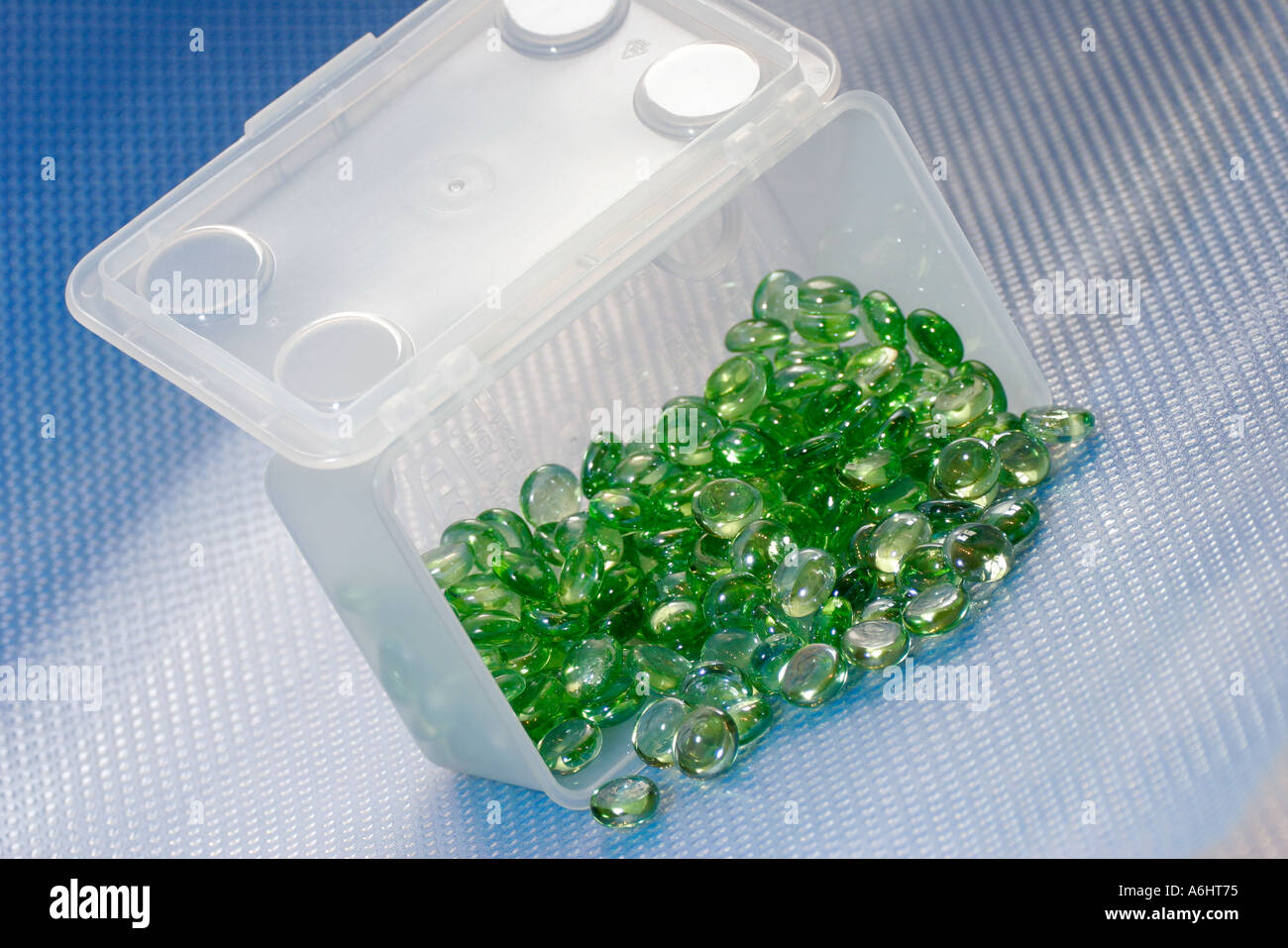 Box of beads Stock Photo - Alamy