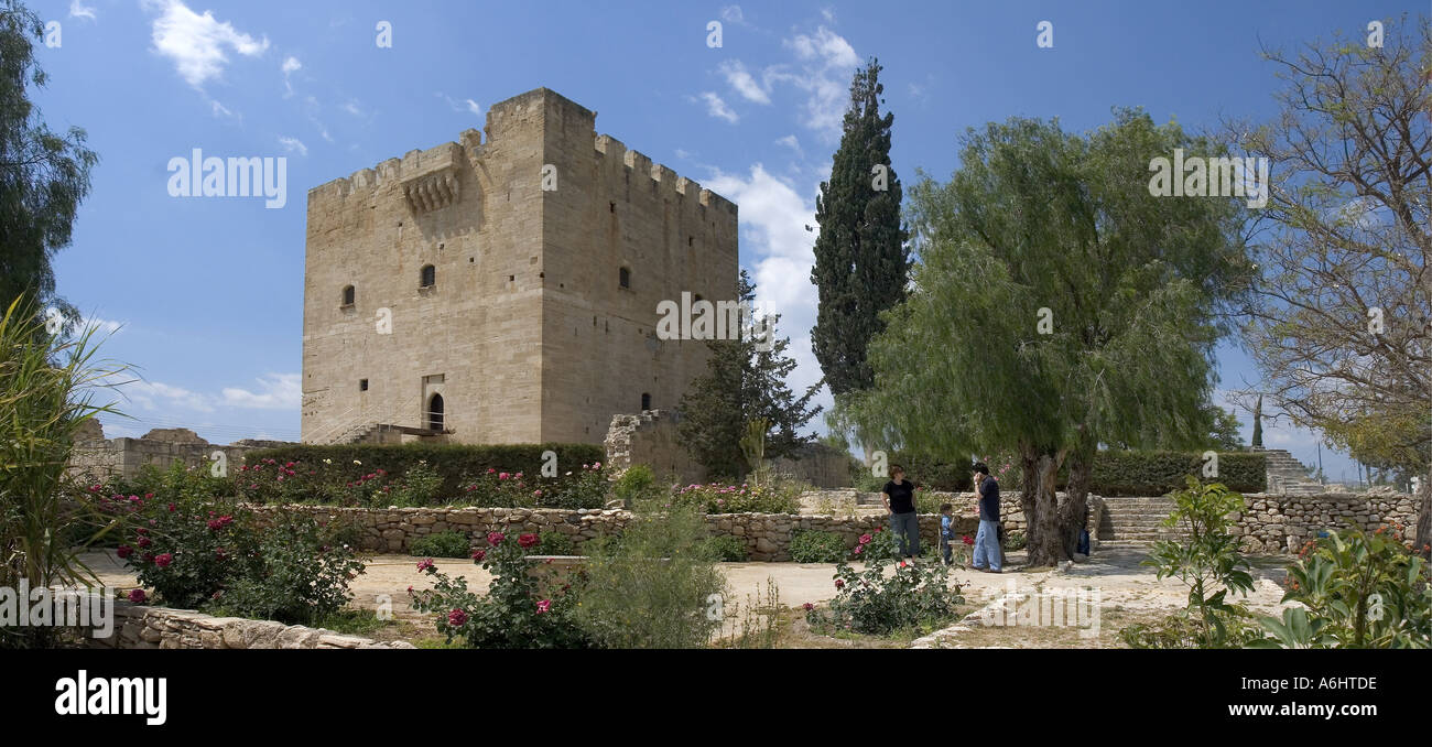 Kolossi Medieval Castle in Kolossi, near Limassol, Cyprus Stock Photo ...