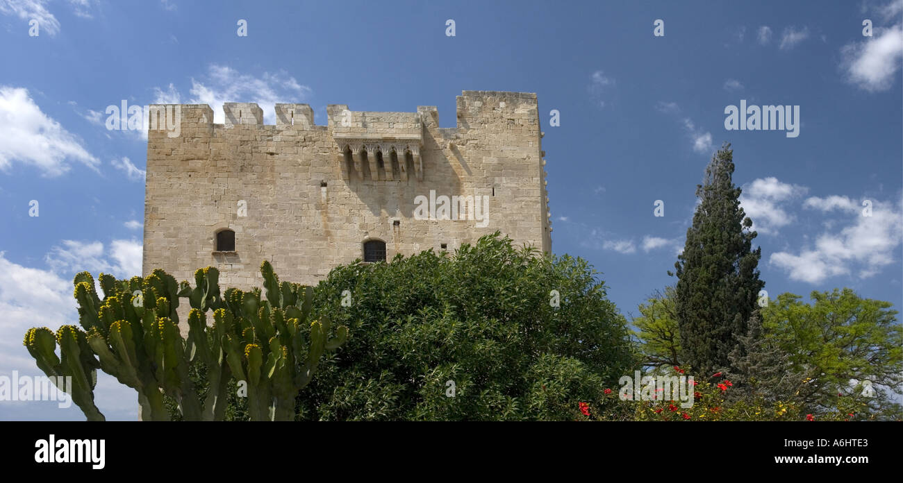 Kolossi Medieval Castle in Kolossi, near Limassol, Cyprus Stock Photo ...